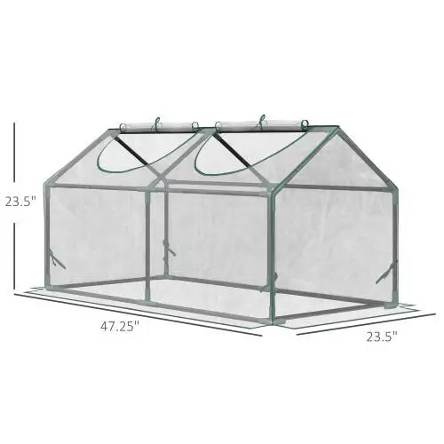OUTSUNNY Mini House - Clear