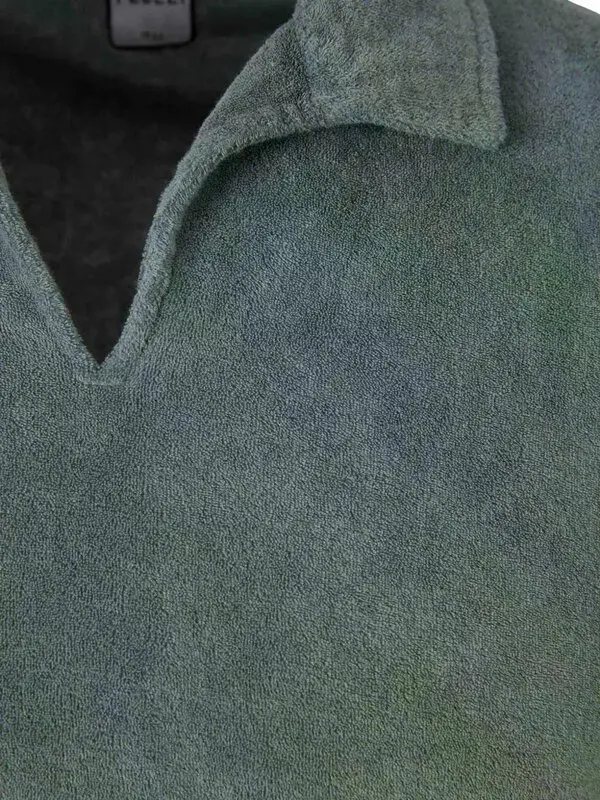 Fedeli V-neck T-shirt - Green