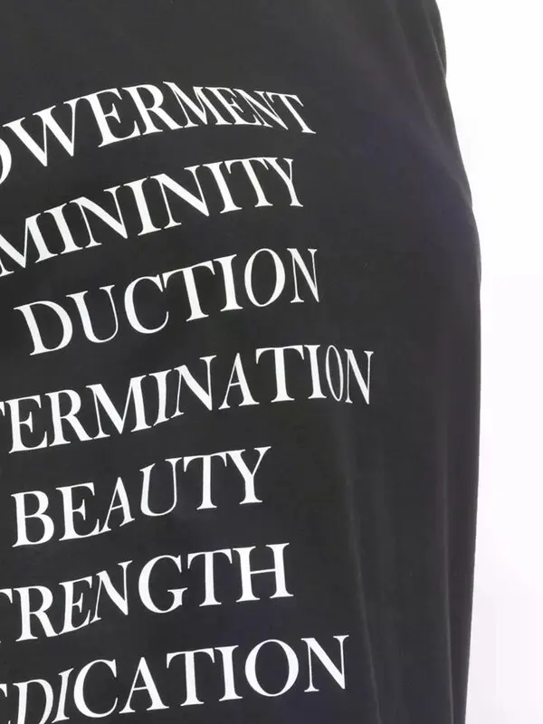 Elisabetta Franchi Text Print Tank Top