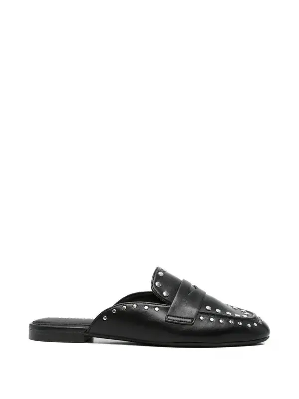 TAMARIS Studded Mules - Black