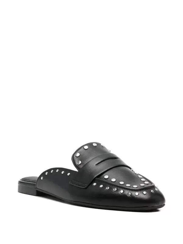 TAMARIS Studded Mules - Black