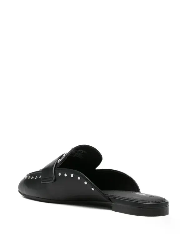 TAMARIS Studded Mules - Black