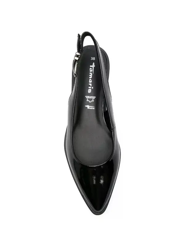 TAMARIS Patent-leather Flat Pumps