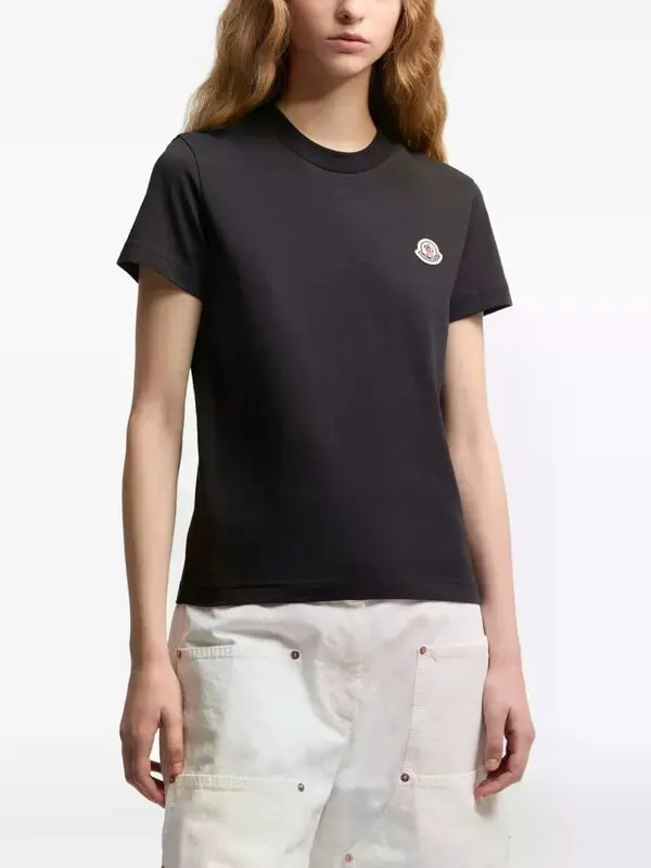 Moncler Logo-patch Crew-neck T-shirt