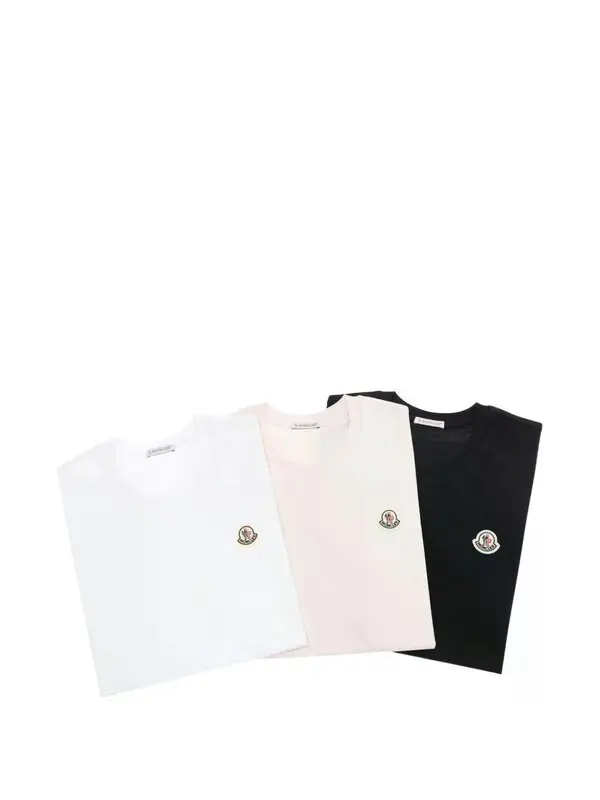 Moncler Logo-patch Crew-neck T-shirt