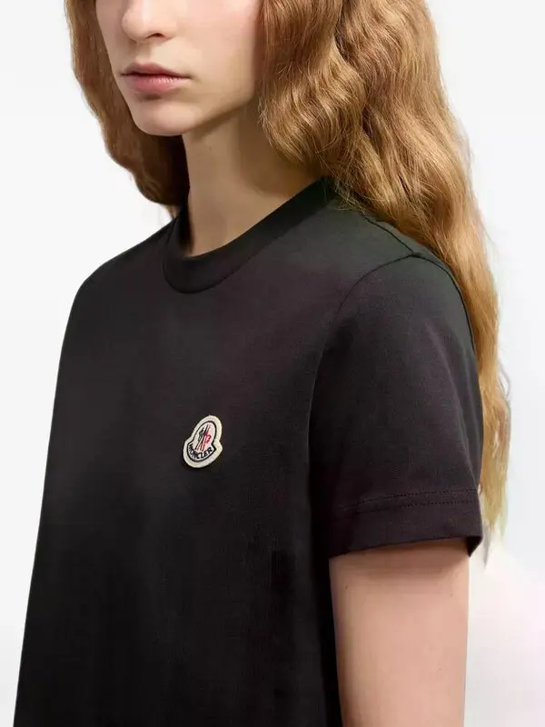 Moncler Logo-patch Crew-neck T-shirt