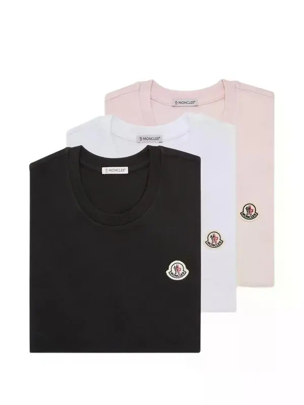Moncler Logo-patch Crew-neck T-shirt