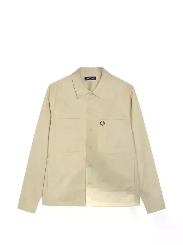 Fred Perry Chest-pockets Logo Shirt Jacket