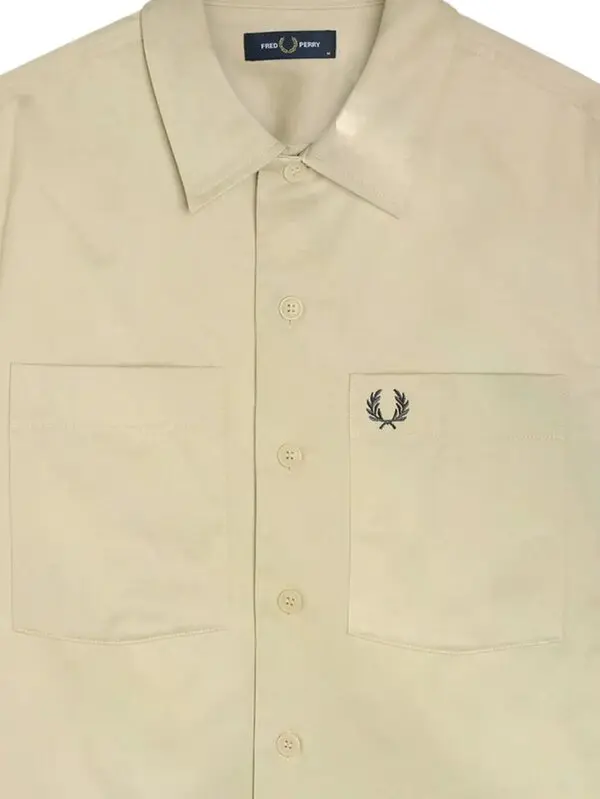 Fred Perry Chest-pockets Logo Shirt Jacket
