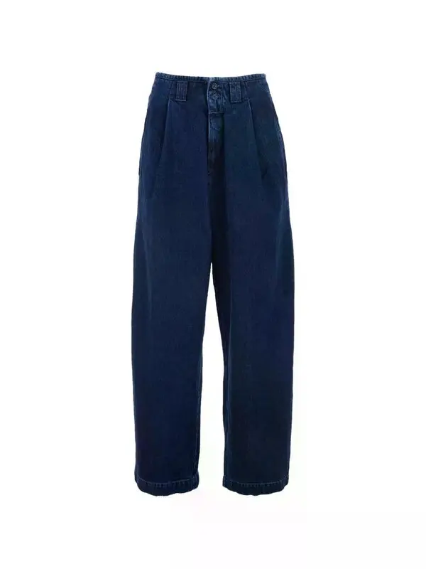 ROY ROGER'S Pleated Jeans - Blue