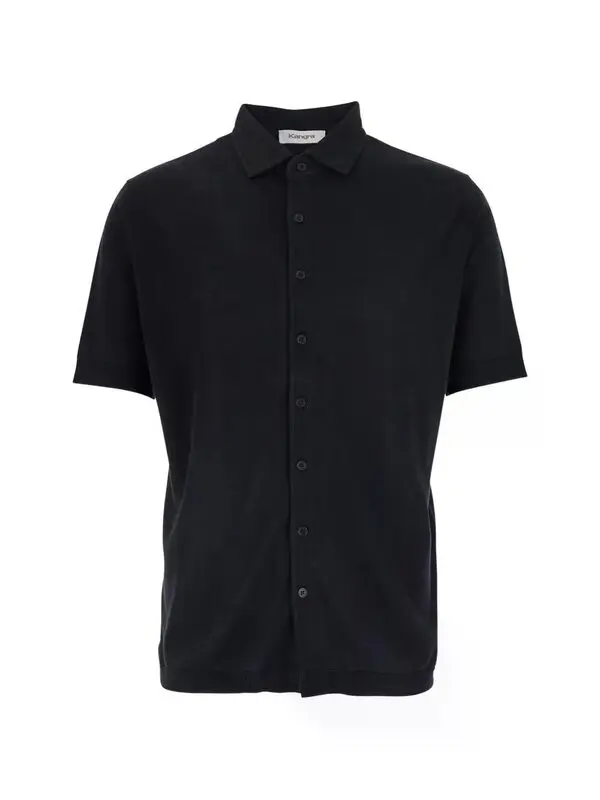 KANGRA Button-up Shirt - Black
