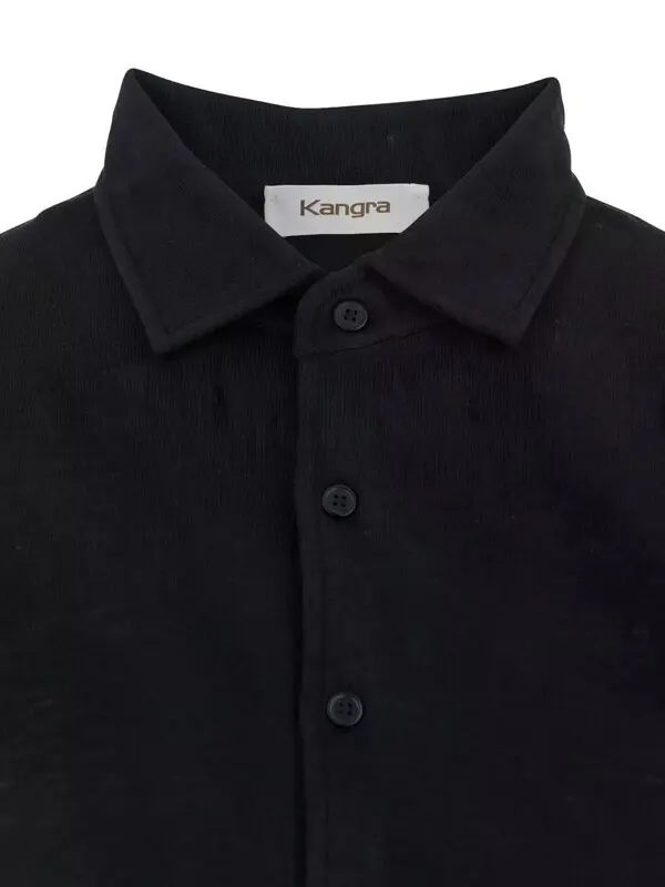 KANGRA Button-up Shirt - Black
