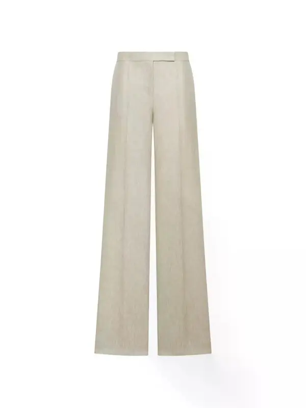 Max Mara Linen Trousers - Neutrals