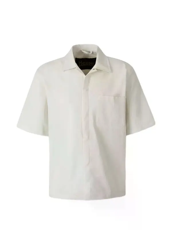 Herno Seer-crease Shirt - Neutrals