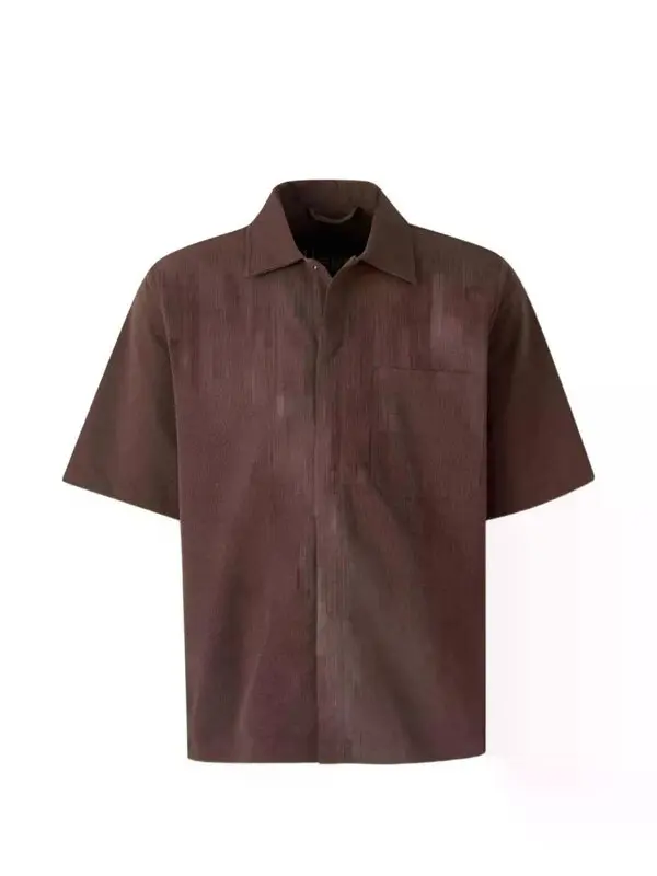 Herno Short-sleeve Chest-pocket Shirt - Brown