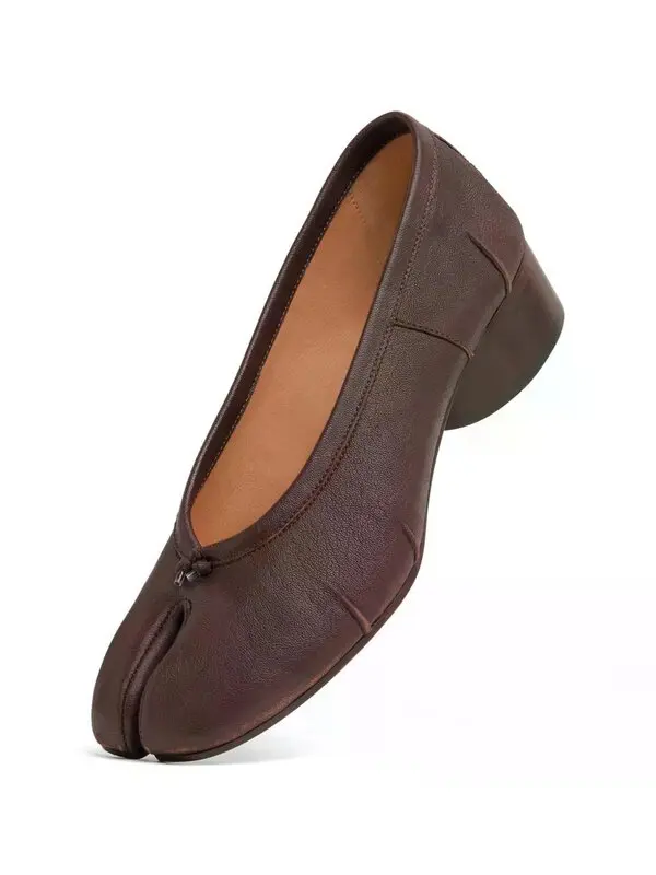 MAISON MARGIELA Tabi Ballet Flats - Brown