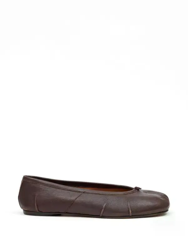 MAISON MARGIELA Tabi Ballet Flats - Brown