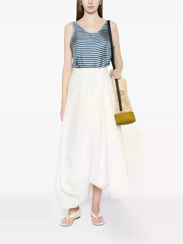 PIERRE-LOUIS MASCIA Aloe Striped Top - Blue