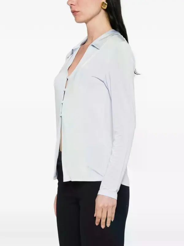 SELF-PORTRAIT Long-sleeve Shirt - Blue
