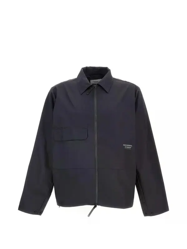 PAS NORMAL STUDIOS Flap Pocket Drawstring Jacket - Grey