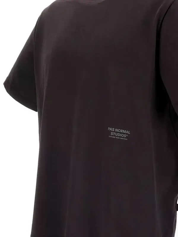 PAS NORMAL STUDIOS Crew-neck Logo T-shirt - Purple