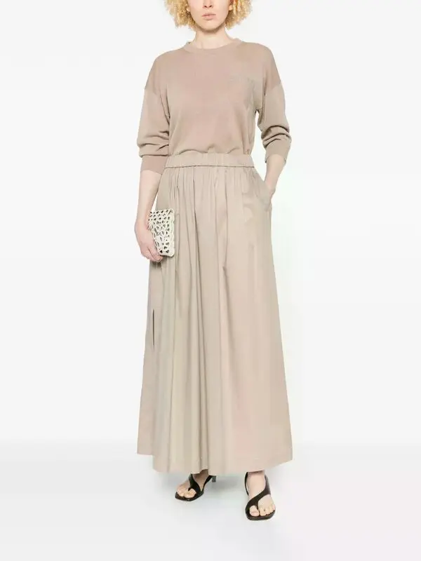 Peserico Embellished Sweater - Neutrals