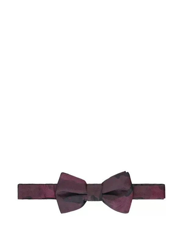 Valentino Garavani Camouflage Bow Tie - Red