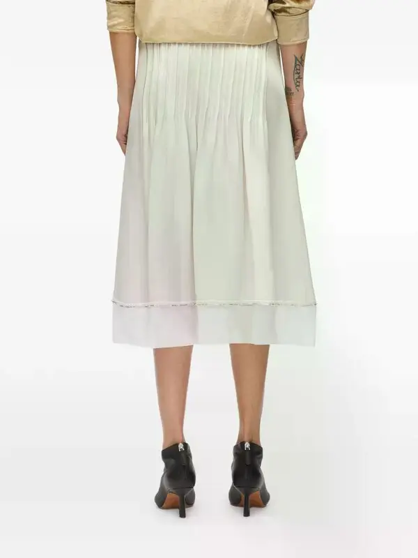 3.1 Phillip Lim Crystal-inlay Embellished Slip Skirt - Neutrals