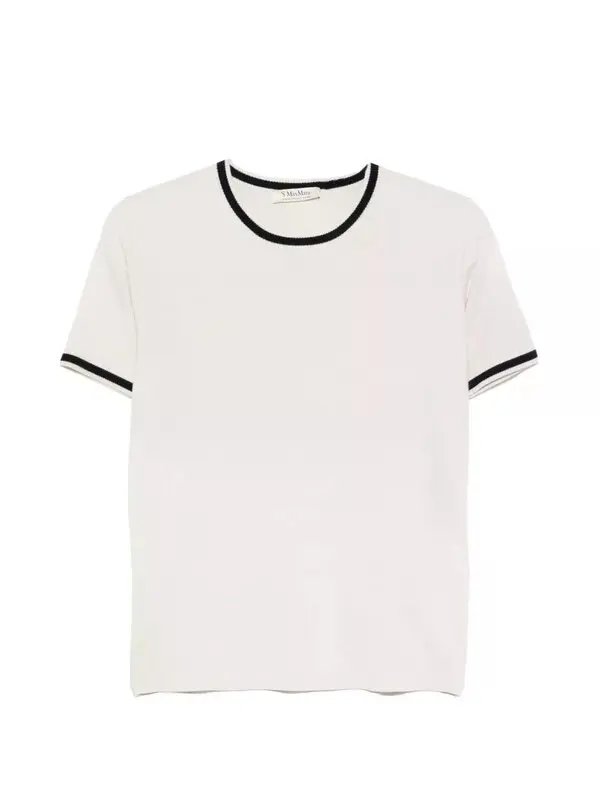 Max Mara Crew-neck T-shirt - Neutrals