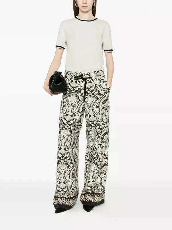Max Mara Crew-neck T-shirt - Neutrals