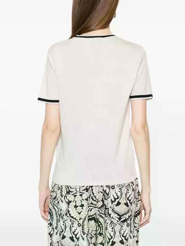 Max Mara Crew-neck T-shirt - Neutrals