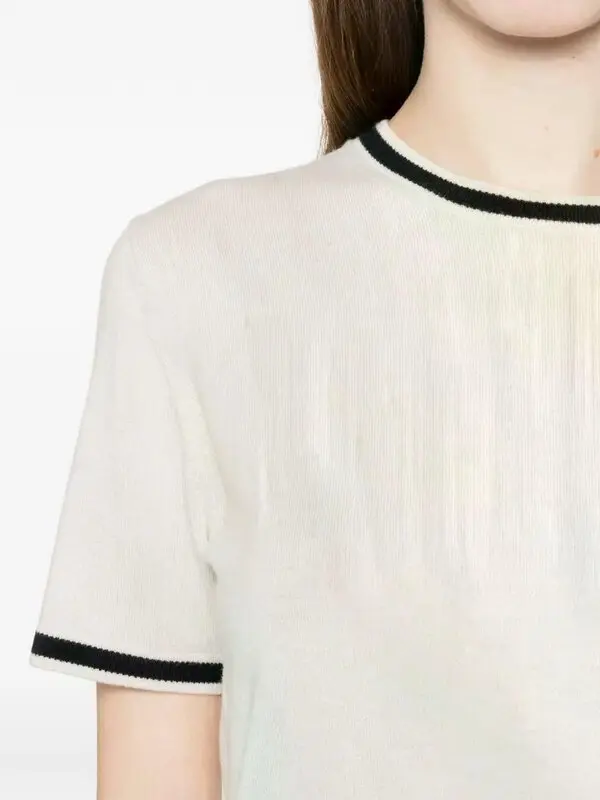 Max Mara Crew-neck T-shirt - Neutrals