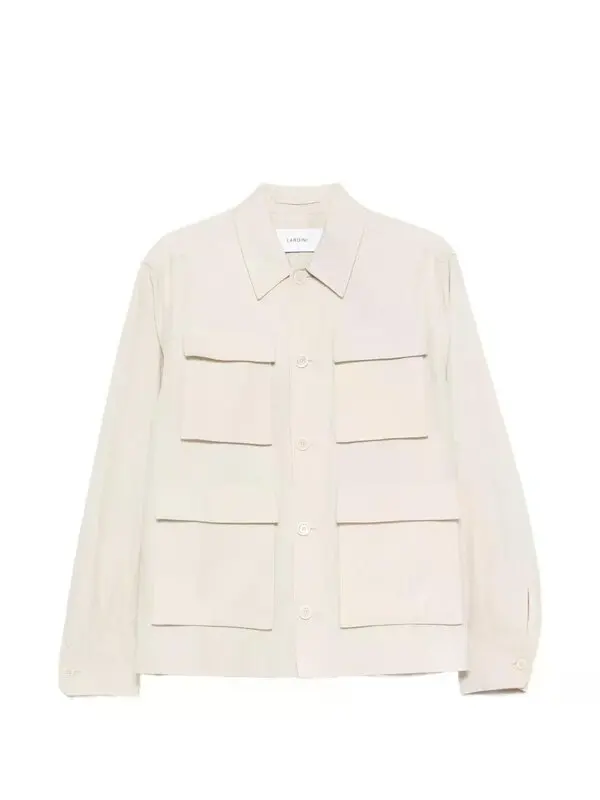 LARDINI Patch Pocket Jacket