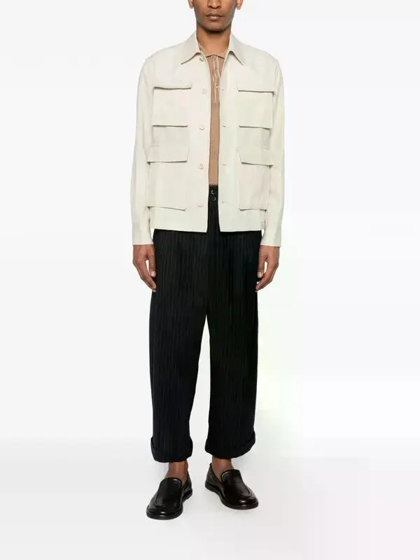 LARDINI Patch Pocket Jacket