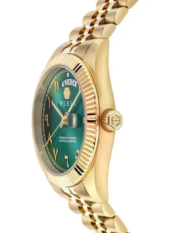Philipp Plein Date Superlative 41mm Watch - Green