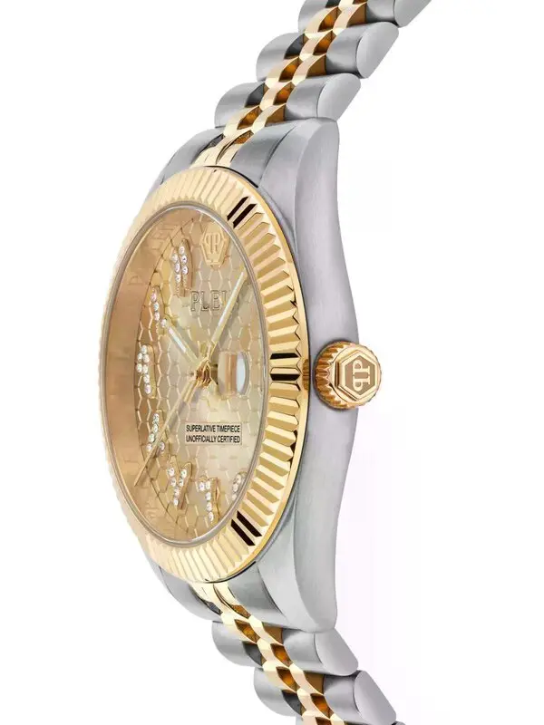 Philipp Plein 34mm Crystal-embellished Watch - Gold