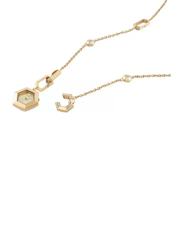 Philipp Plein Hexagon 36mm Necklace Watch