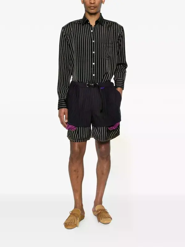 Kolor Striped Buttoned Shirt
