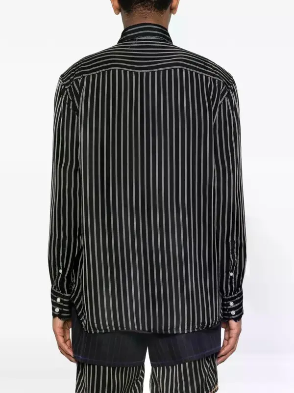 Kolor Striped Buttoned Shirt