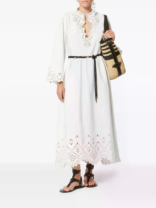 Isabel Marant Étoile Bayia Raffia Shoulder Bag - Neutrals