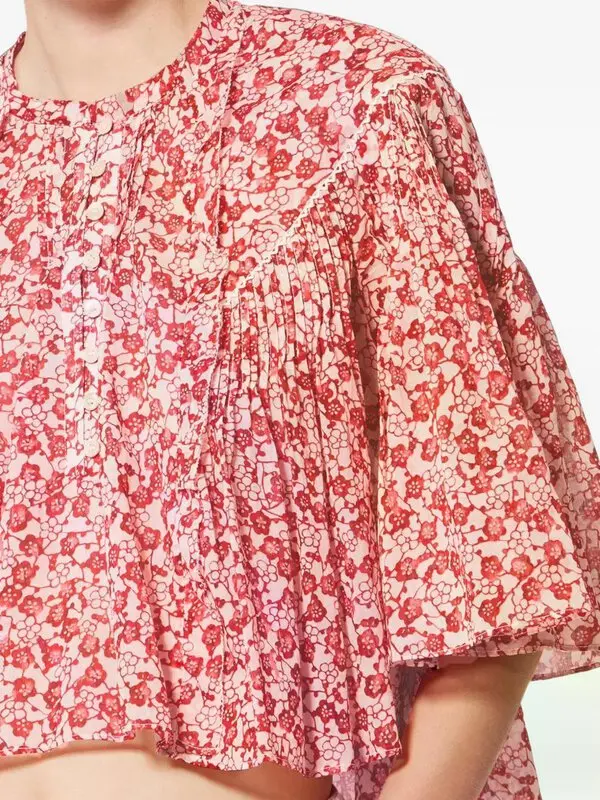 MARANT ETOILE Veelia Floral-print Top