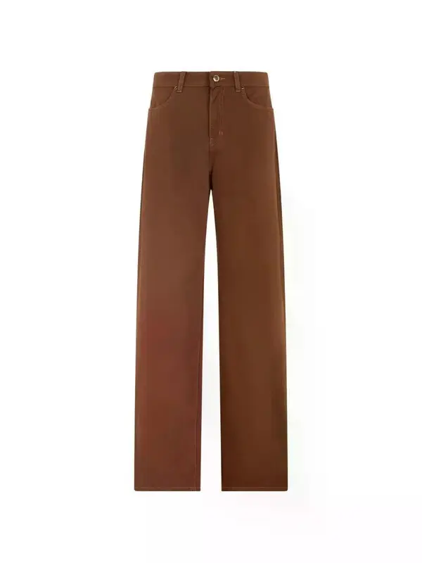 Max Mara Button Trousers - Brown