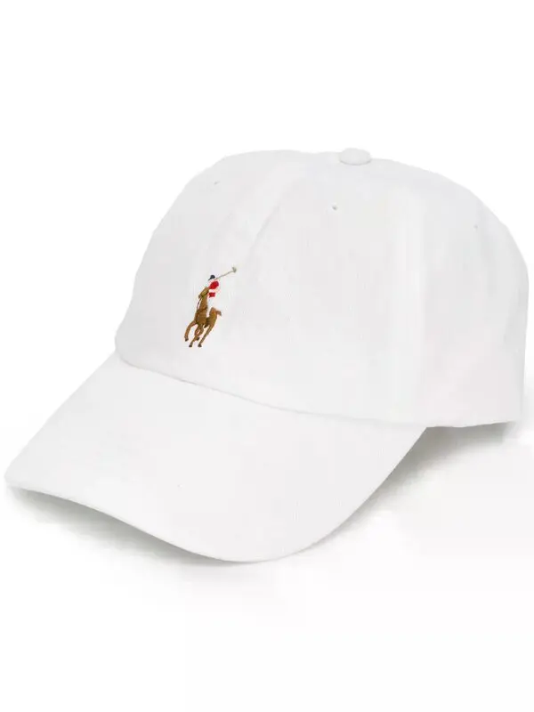Polo Ralph Lauren Logo Embroidered Cap - White