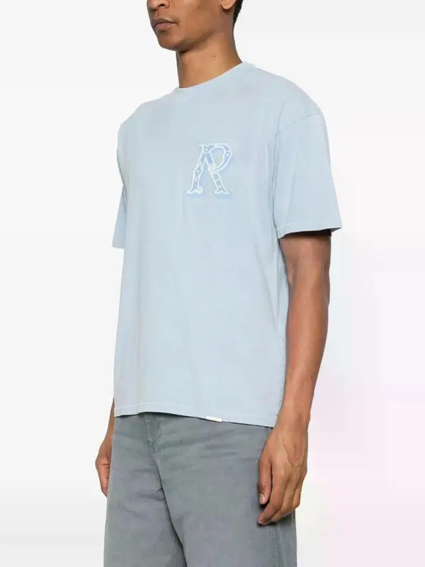 REPRESENT Western Initial Embroidery T-shirt - Blue