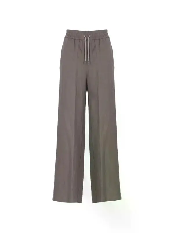 PANICALE Drawstring-fastening Trousers - Brown