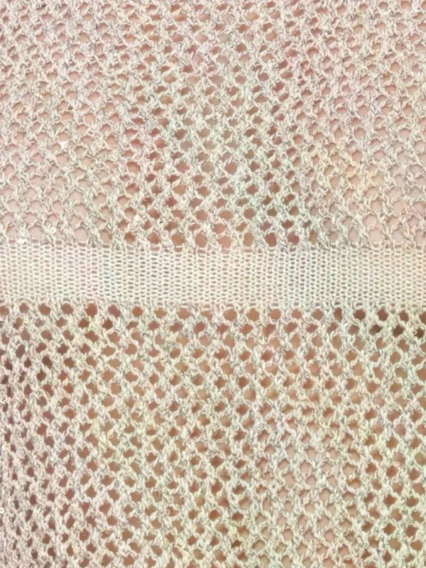 PANICALE Sequined Perforated-design Sweatshirt