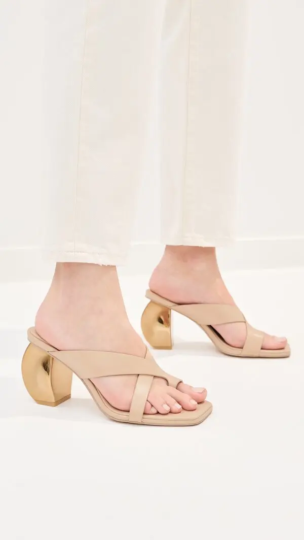 Cult Gaia Nina High Heel Sandals - Sesame