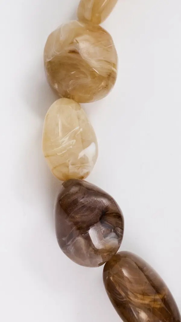 ADINA EDEN Agate Beaded Necklace