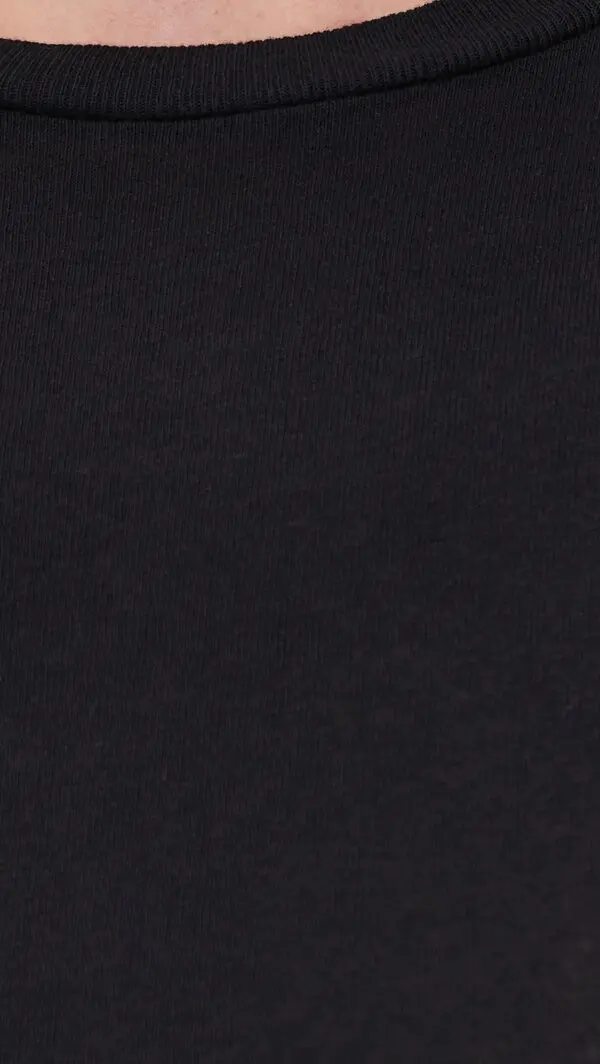 SLVRLAKE Cap-sleeve Tee - Raven