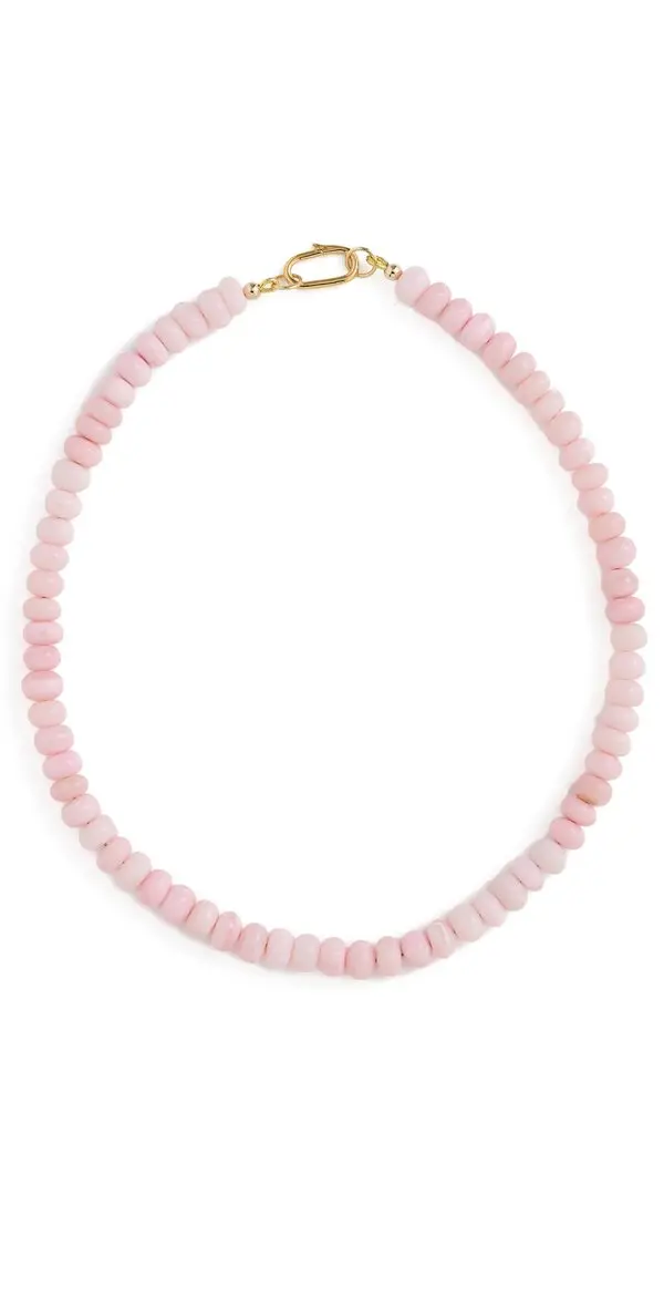 HART Light Opal Gemstone Necklace - Pink